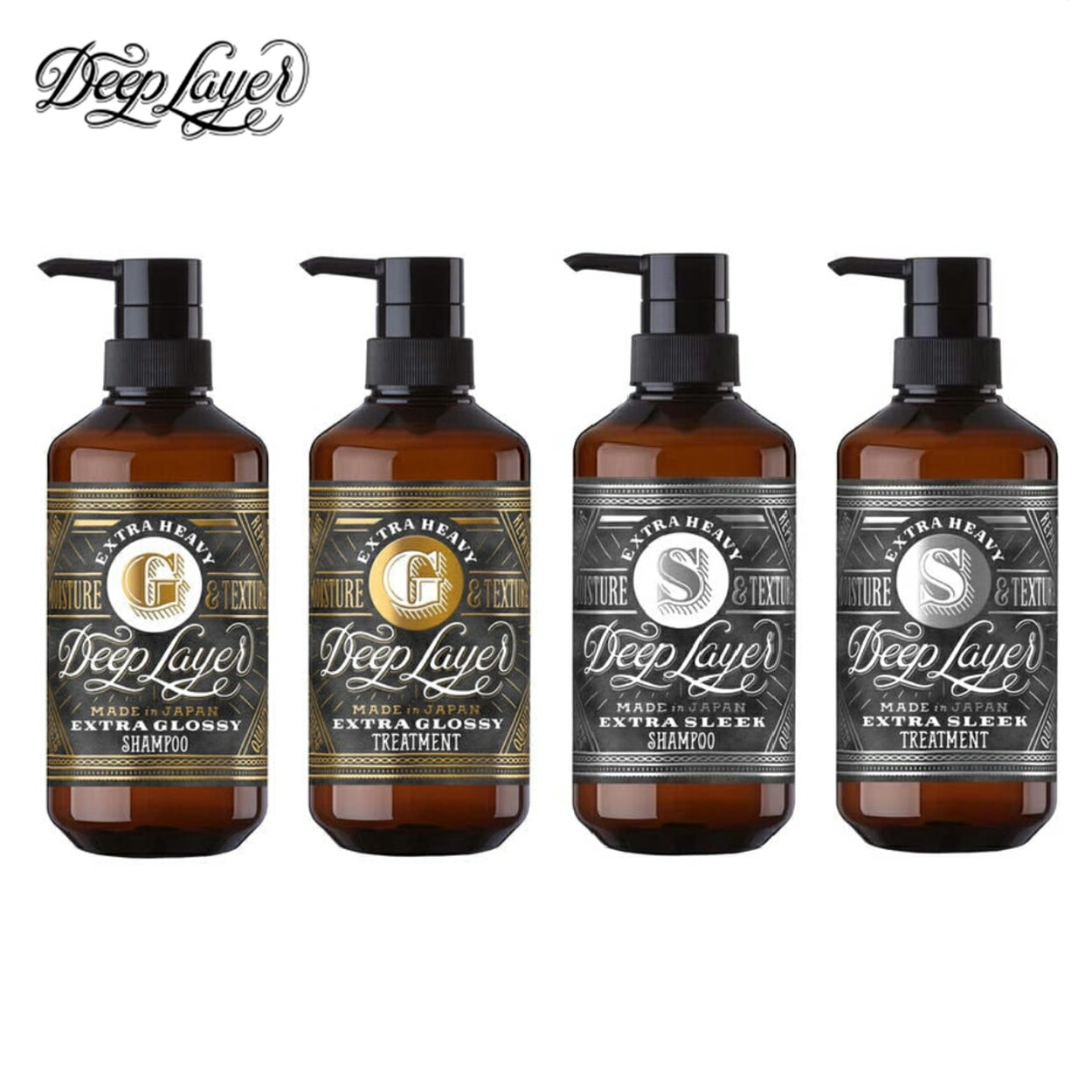 【楽天市場】【正規品】 Deep Layer ディープレイヤー シャンプー 500ml トリートメント 470g ボトル ExG ExS 送料無料：ヘアケア化粧品の専門店 tiravento