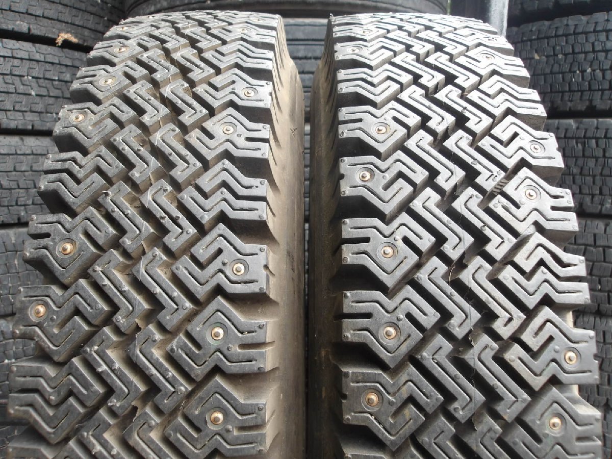 【楽天市場】M456 【中古】{送料無料} 5.50-13 2本セット スパイク 6PR 550-13 ダンロップ SNOW DRIVE P ...