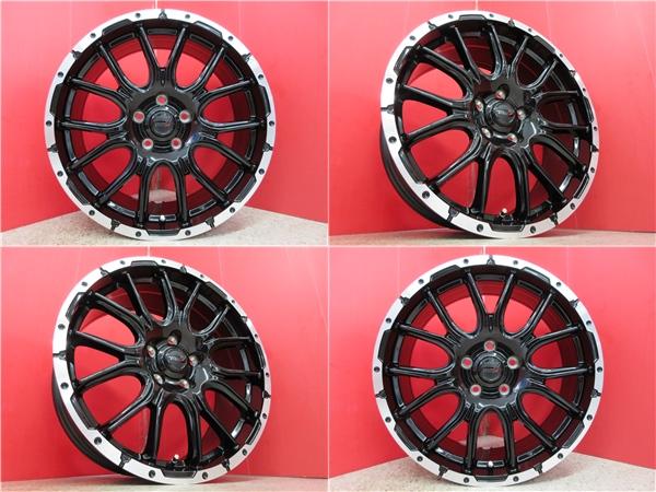 【楽天市場】送料無料 4本 新品 VENES SUV M7 17inch ホイール セット 7J +48 5H 114.3 オデッセイ ヴォクシー ノア ヴェゼル CX-3 カムリ マツダ3 ...