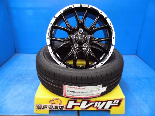 【楽天市場】225/60R17 新品 夏タイヤホイール VENES SUV M7 17インチ 7.0J +48 5H 114.3 ロードストーン 225/60-17 組込済 4本SET サマー ...