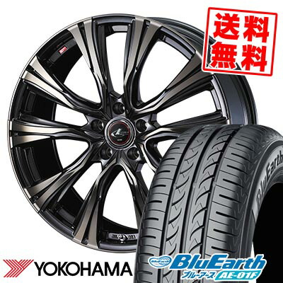 【楽天市場】195/60R15 88H YOKOHAMA ヨコハマ BluEarth AE-01F WEDS LEONIS VR ウェッズ レオニス VR サマータイヤホイール4本セット ...