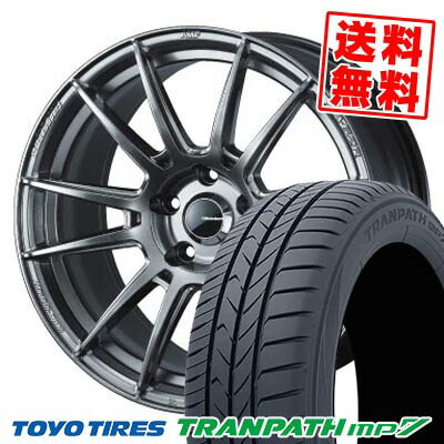 【楽天市場】225/55R17 101V トーヨータイヤ TRANPATH mp7 WedsSport SA-62R サマータイヤホイール4本セット 【取付対象】：タイヤプライス館