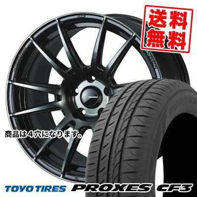 【楽天市場】145/65R15 72H トーヨータイヤ PROXES CF3 WedsSport SA-62R サマータイヤホイール4本セット 【取付対象】：タイヤプライス館