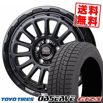 【楽天市場】225/60R17 99Q トーヨータイヤ OBSERVE GIZ3 BARKLEY HARDROCK RIZARD スタッドレスタイヤホイール4本セット 【取付対象】：タイヤプライス館