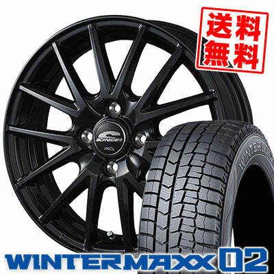 【楽天市場】175/65R14 82Q DUNLOP ダンロップ WINTER MAXX 02 WM02 ウインターマックス 02 SCHNEIDER SQ27 シュナイダー SQ27 ...