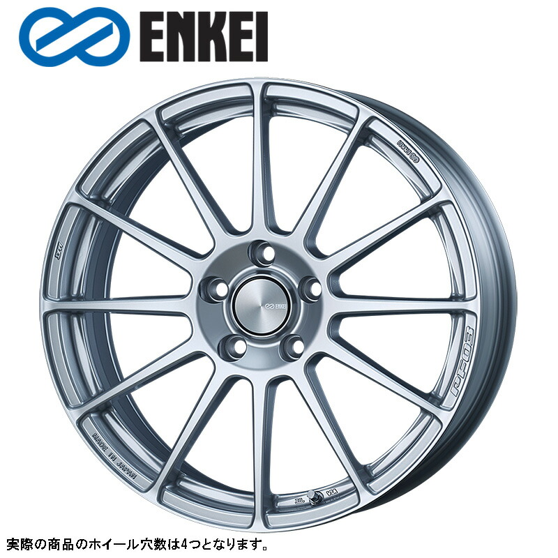 【楽天市場】ENKEI PF03 15×5.0J PCD100 4H INSET+45 ボア径φ75 スパークルシルバー (SS) 15インチ ホイール単品 1本 エンケイ ENKEI ...