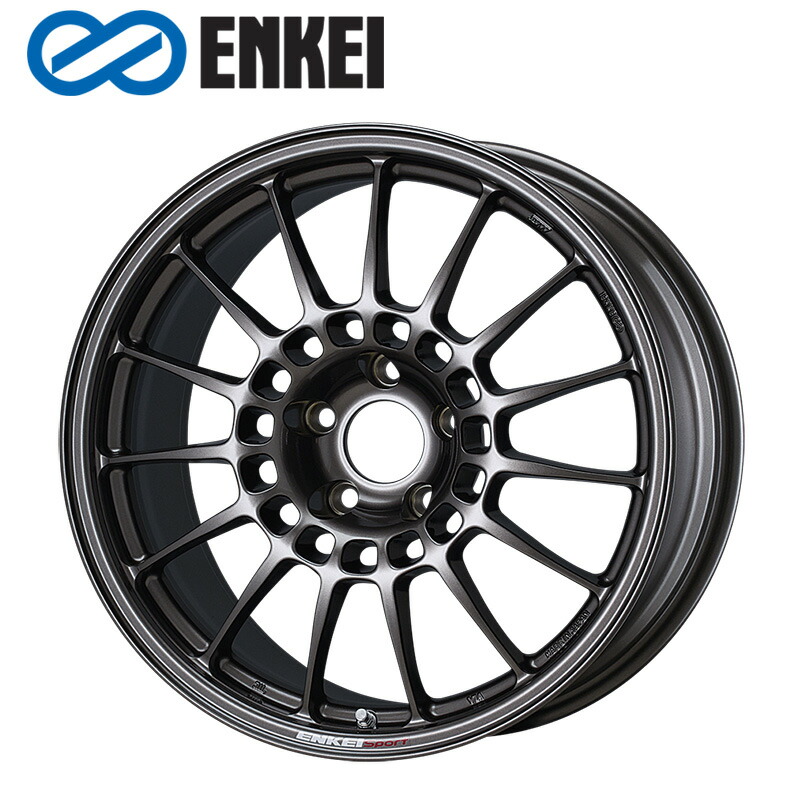 【楽天市場】ENKEI RC-T5 18×9.5J PCD114.3 5H INSET+38 ボア径φ75 ダークシルバー (DS) 18インチ ホイール単品 1本 エンケイ ENKEI ...