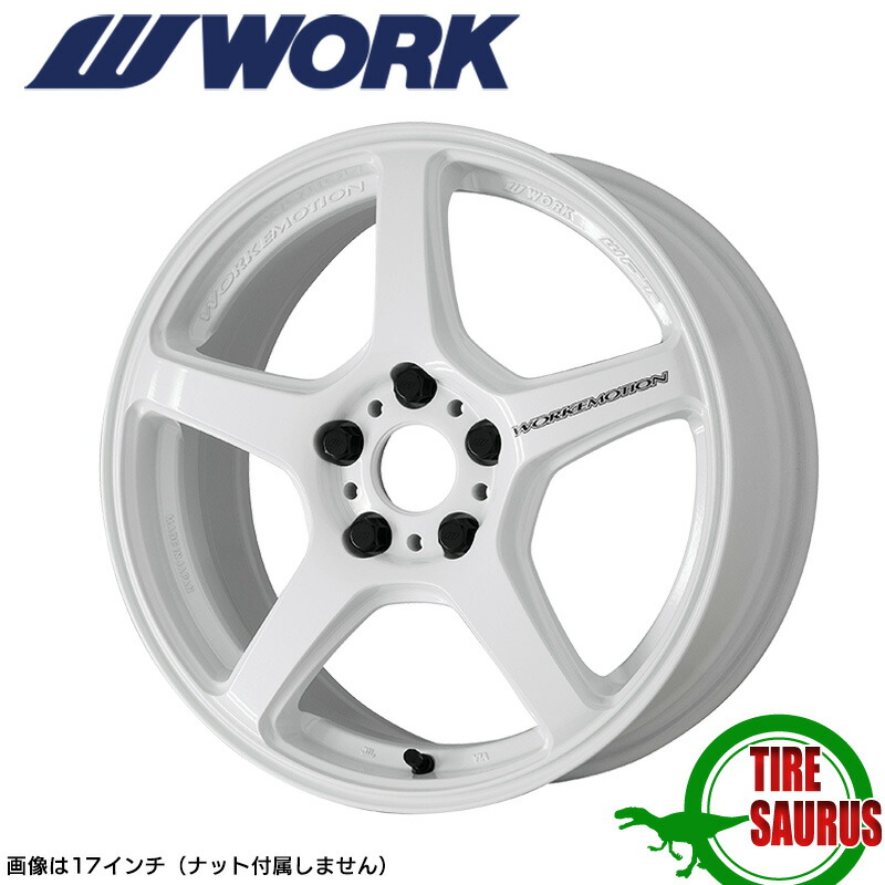 【楽天市場】WORK EMOTION T5R 19×9.5J PCD114.3 5H INSET+35アイスホワイト (ICW) ワーク ...