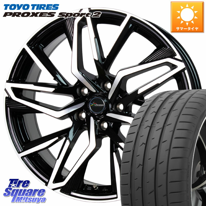 【楽天市場】HotStuff Chronus CH-112 クロノス CH112 ホイール 18インチ 18 X 8.0J +42 5穴 114.3 TOYOTIRES トーヨー PROXES ...