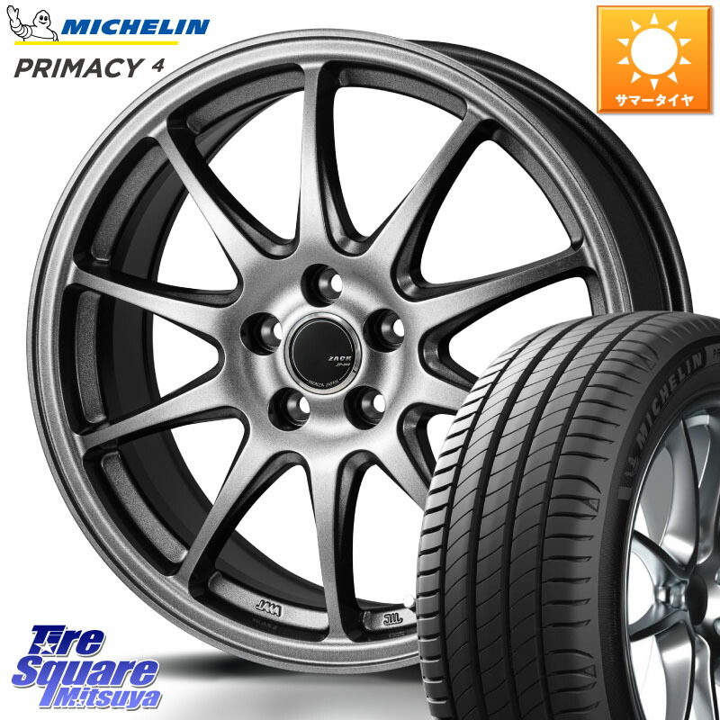 【楽天市場】Japan三陽 ZACK JP202 ホイール 4本 18インチ 18 X 7.0J +45 5穴 114.3 ミシュラン PRIMACY4 プライマシー4 99W XL ★ 正規 ...