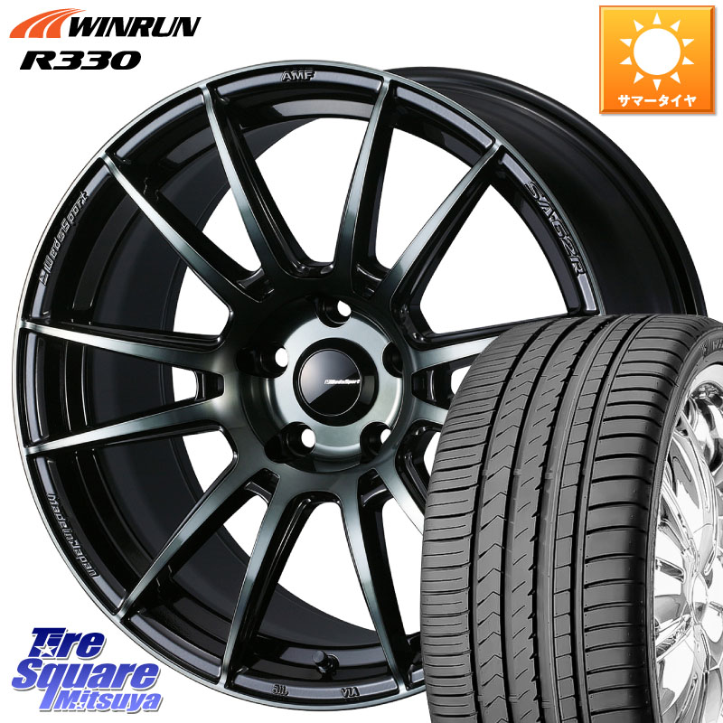 【楽天市場】WEDS WedsSport SA-62R ホイール 18インチ 18 X 7.5J(86 Brembo) +45 5穴 100 WINRUN R330 サマータイヤ 215 ...
