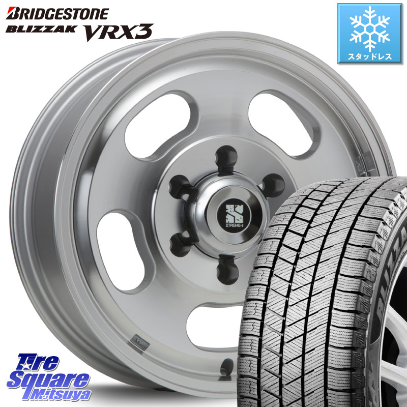【楽天市場】ブリヂストン ブリザック BLIZZAK VRX3 スタッドレス 215/60R16 MLJ XTREME-J D SLOT D-SLOT Dスロット ポリッシュ ホイール 4本 ...