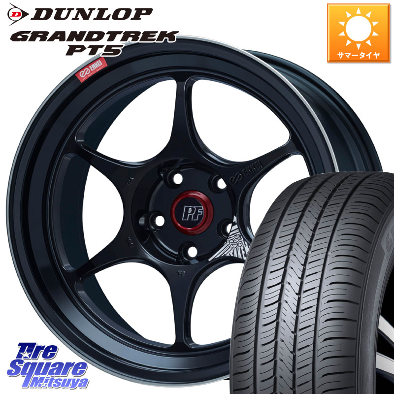 【楽天市場】ENKEI エンケイ PerformanceLine PF06 BK ホイール 18インチ 18 X 7.5J +48 5穴 114.3 DUNLOP ダンロップ ...