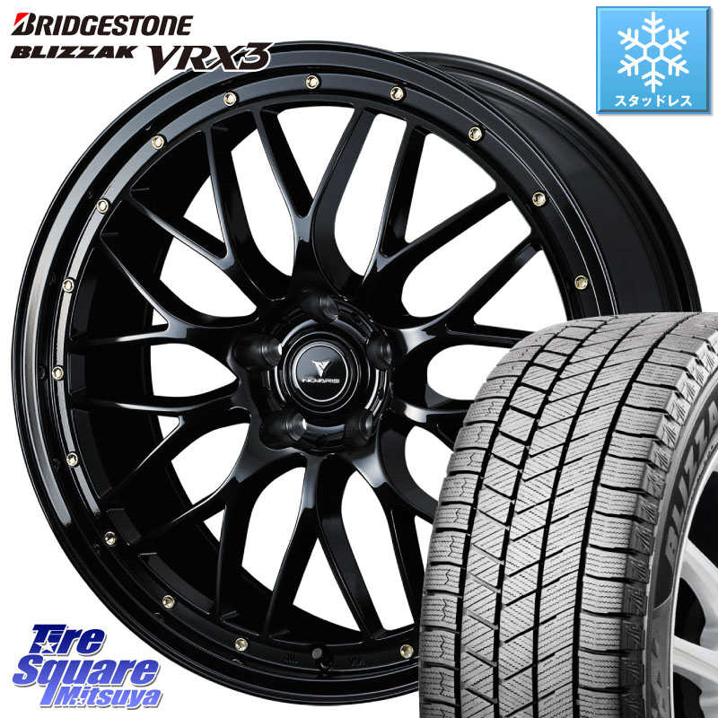 【楽天市場】ブリヂストン BLIZZAK VRX3 ブリザック スタッドレス ミツヤ 235/60R18 WEDS 41062 NOVARIS ASSETE M1 18インチ 18 X 7 ...