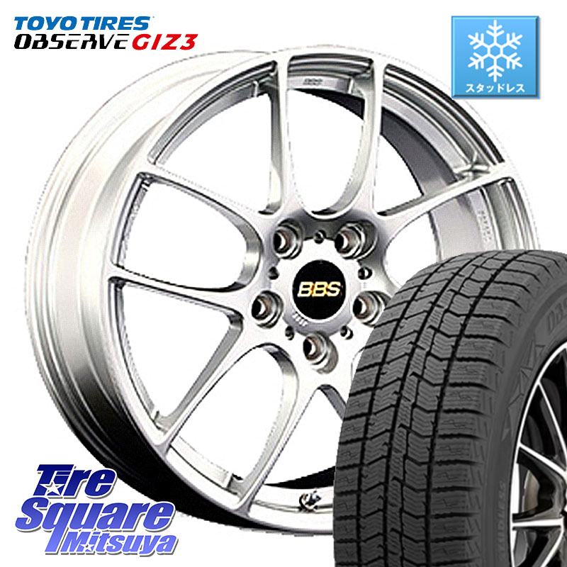 【楽天市場】TOYO OBSERVE GIZ3 オブザーブ ギズ3 2024年製 スタッドレス ミツヤ 225/60R17 BBS RF 鍛造1ピース ホイール 17インチ 17 X 7.5J ...