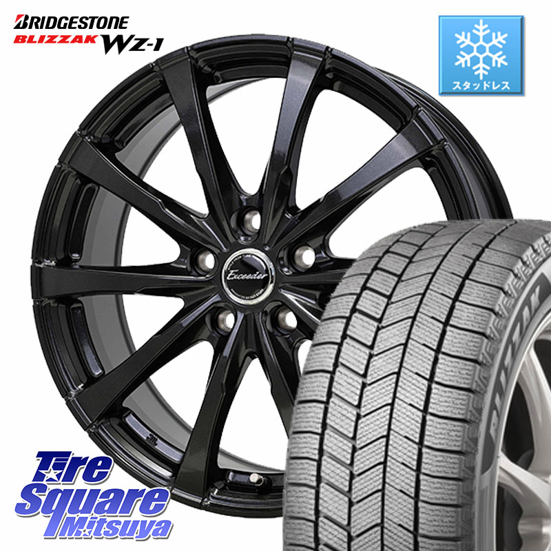 【楽天市場】ブリヂストン BLIZZAK WZ-1 WZ1 10月発売 2025年製 ブリザック スタッドレス ミツヤ 225/50R18 HotStuff Exceeder E08 平座仕様 ...