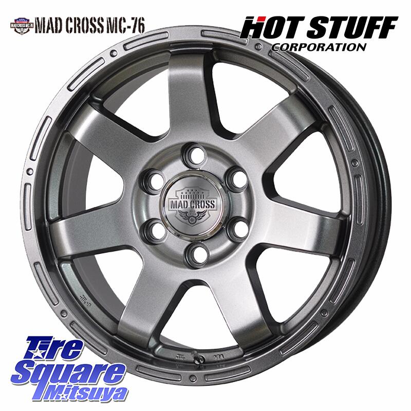 【楽天市場】HotStuff MAD CROSS MC-76 MC76 在庫 平座仕様(レクサス・トヨタ専用) ホイール 18インチ 18 X ...