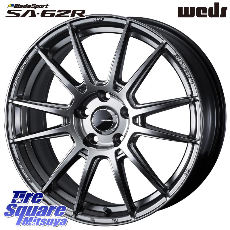 【楽天市場】WEDS WedsSport SA-62R ホイール 18インチ 18 X 8.5J(M14B) +45 5穴 114.3 グッドイヤー EAGLE F1 ASYMMETRIC3 ...