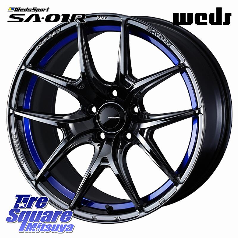 【楽天市場】楽天SS WEDS WedsSport SA-01R ホイール 18インチ 18 X 7.5J(M14B) +35 5穴 114.3 ブリヂストン TURANZA6 トランザ6 ...
