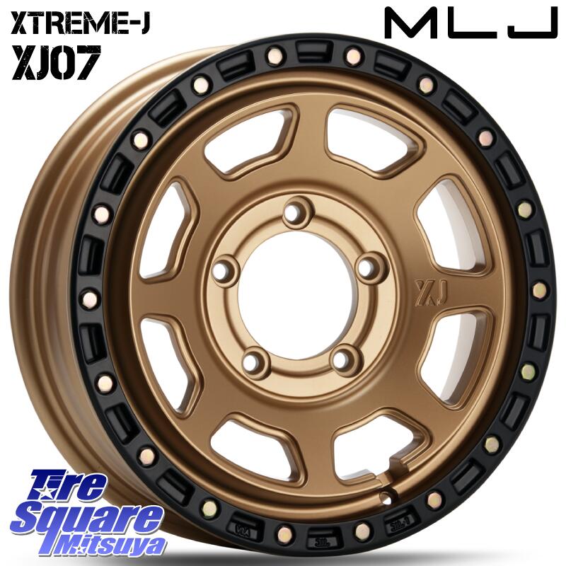 【楽天市場】MLJ XJ07 XTREME-J MB JIMNY エクストリームJ ※インセット-5 ホイール 16インチ 16 X 6.0J +0 5穴 139.7 ブリヂストン REGNO ...