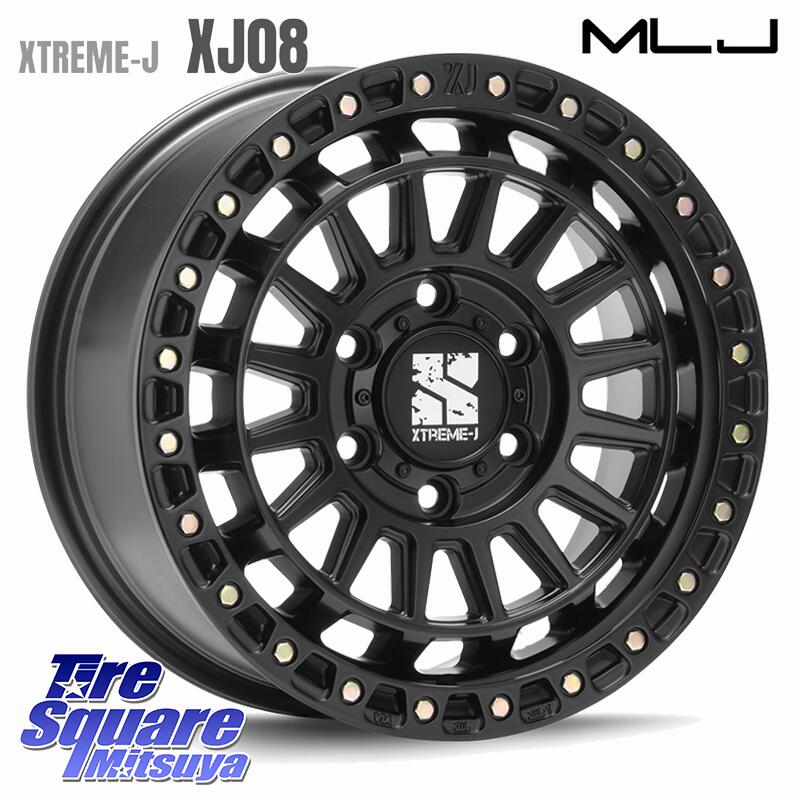 【楽天市場】MLJ XJ08 XTREME-J ホイール 17インチ 17 X 8.0J +20 6穴 139.7 NITTO ニットー トレイルグラップラー M/T TRAIL ...