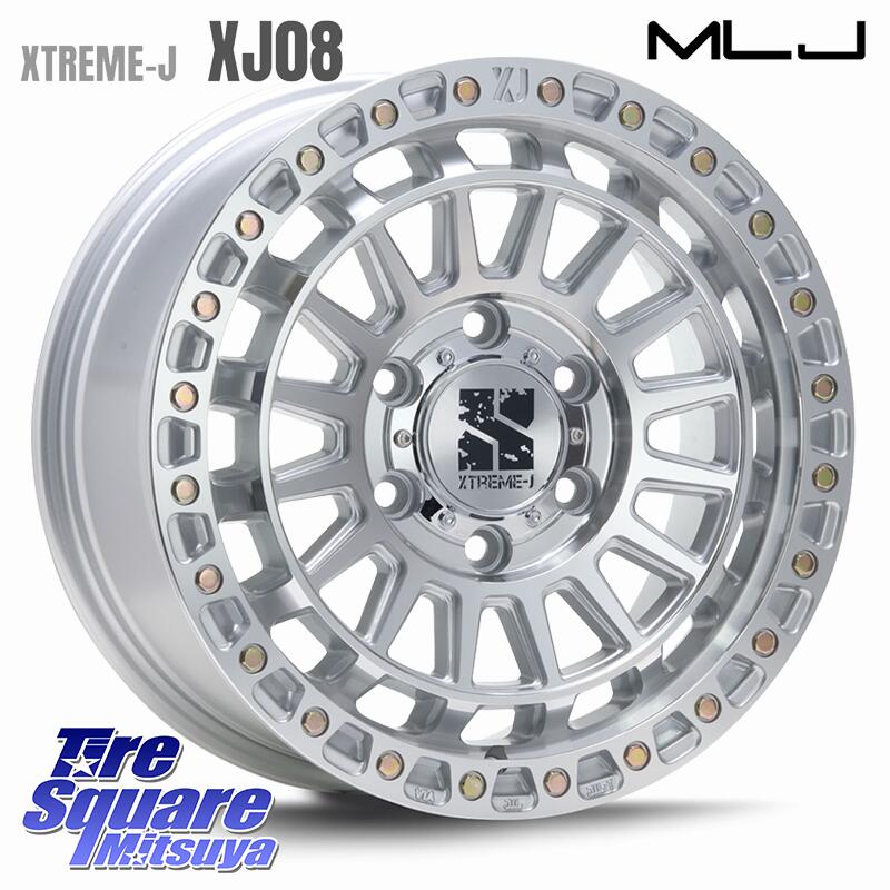 【楽天市場】MLJ XJ08 XTREME-J ホイール 18インチ 18 X 8.0J(M14) +50 6穴 139.7 ホイールのみ 4本価格 ランクル250 ランクル300：タイヤ ...