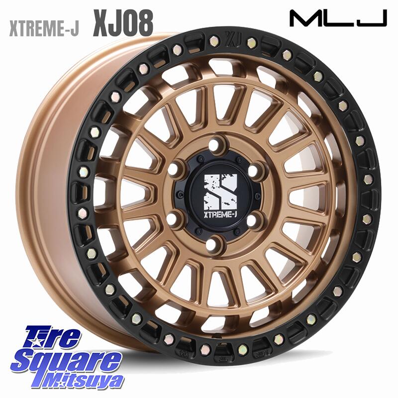 【楽天市場】MLJ XJ08 XTREME-J ホイール 17インチ 17 X 8.0J +50 6穴 139.7 BF Goodrich ★価格据え置き★ オールテレーン TA All ...