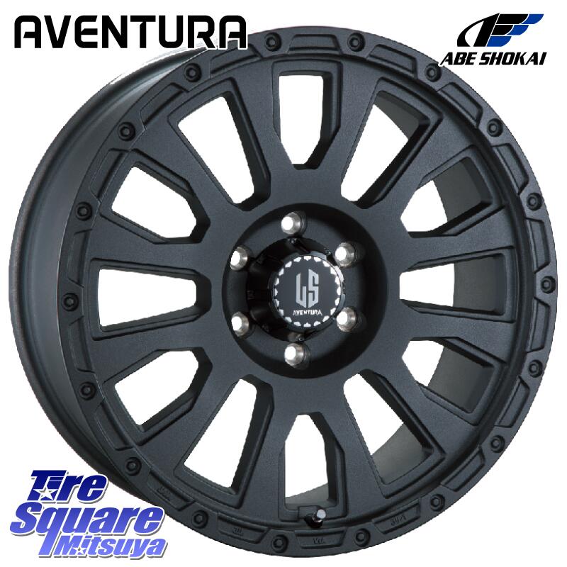 【楽天市場】阿部商会 LA STRADA AVENTURA アヴェンチュラ BK 17インチ 17 X 6.5J +48 6穴 139.7 ...