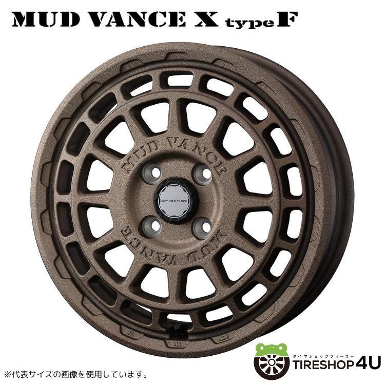 【楽天市場】14インチ WEDS ADVENTURE MUD VANCE X TYPE F 14x4.5J 4/100 +45 フルマットブラックウェッズアドベンチャー マッドヴァンス X ...