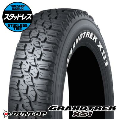 【楽天市場】185/85R16 105/103L タイヤ単品 DUNLOP GRANDTREK XS1 冬 スタッドレスタイヤ1本価格《2本以上ご購入で送料無料》【取付対象】：タイヤショップ ...