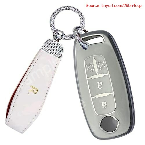 【楽天市場】【期間限定ポイントUP】[YANMW] 新型セレナC28系 キーカバー 適合日産 セレナ キーケース(両側スライドドア 、シルバーエッジホワイト)：ティアイスピード楽天市場店