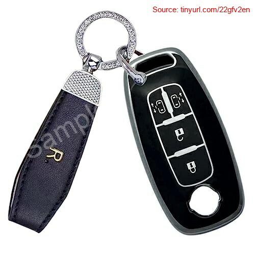 【楽天市場】【期間限定ポイントUP】[YANMW] 新型セレナC28系 キーカバー 適合日産 セレナ キーケース(両側スライドドア 、シルバーエッジブラック)：ティアイスピード楽天市場店