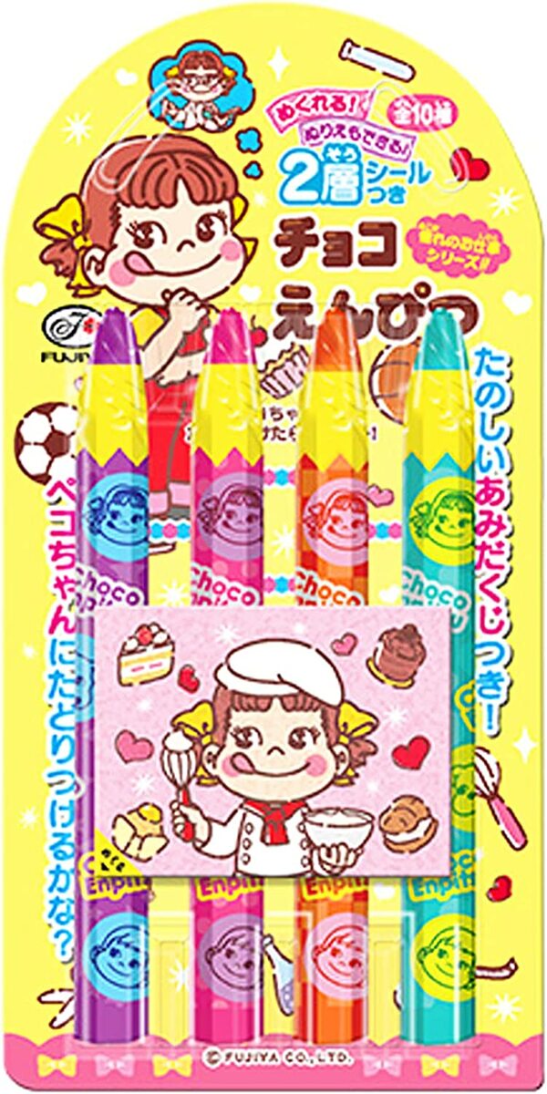 【楽天市場】不二家 チョコえんぴつ ( 4本×12箱セット) ペコちゃん お菓子 おやつ チョコ 【送料無料】 (不二家 (FUJIYA))：TITIBUYA