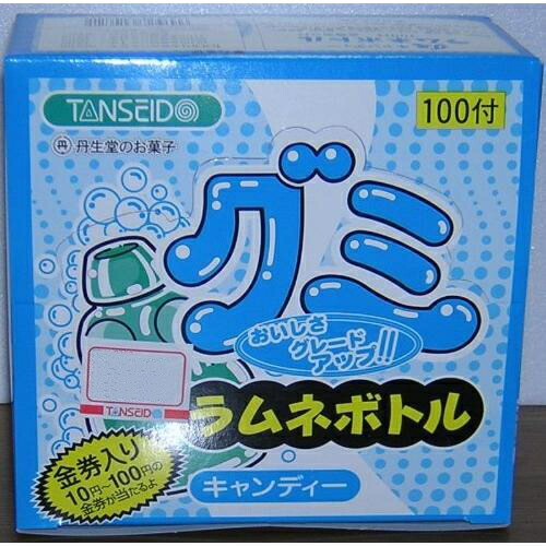 【楽天市場】ラムネボトルグミ (100個入) キャンディー 丹生堂本舗 【送料無料】：TITIBUYA