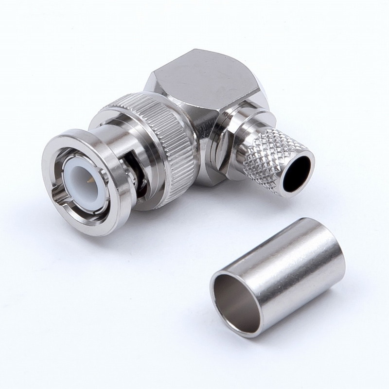 【楽天市場】トーコネ（東洋コネクター）BNC型プラグ（L曲がり・圧着タイプ） BNC-LP-5A：エムワンチヨトク