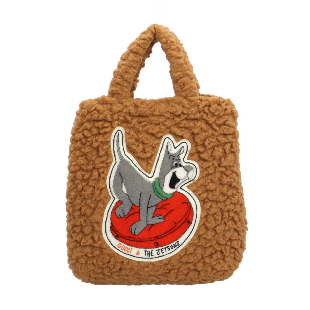 【楽天市場】グッチ ジェットソンコラボ チルドレンズバッグ ハンドバッグ グッチ ウール 752175 ブラウン レディース GUCCI 中古 ...