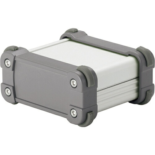 【楽天市場】タカチ コーナーガード付アルミケースIP65防水タイプ シルバー/グレー ( EXW7-6-6SG ) (株)タカチ電機工業 ...