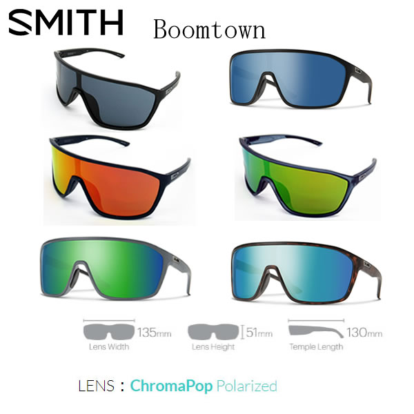 【楽天市場】40%OFF! SMITH Boomtown ChromaPop Polarized スミス ブームタウン クロマポップ 偏光 ...