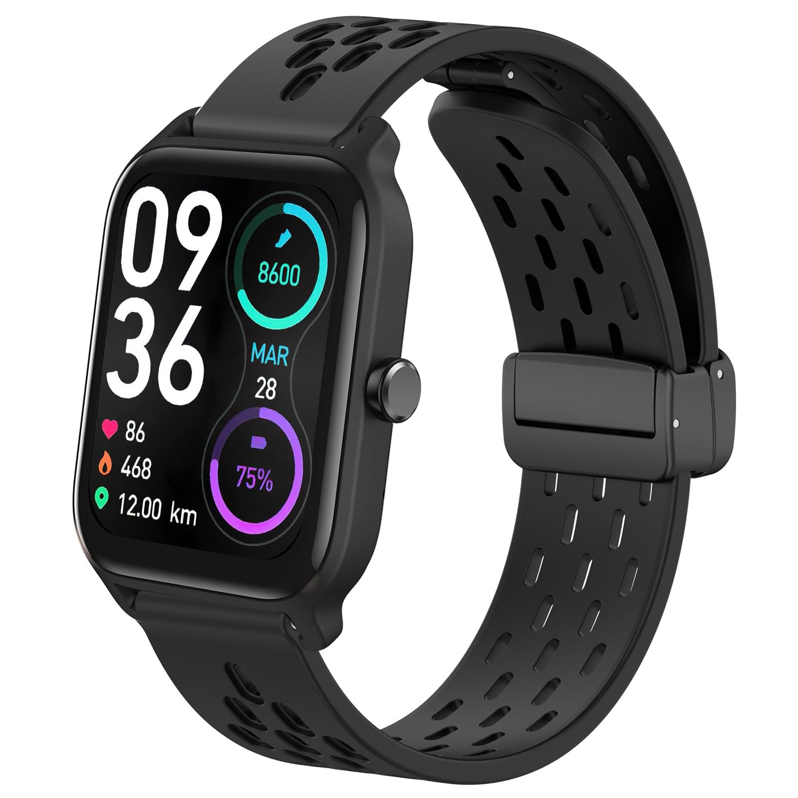 【楽天市場】Lamshaw for IDW13 スマートウォッチウォッチバンド, シリコン磁気 バンド交換 通気スポーツベルト 流行シリコン ...