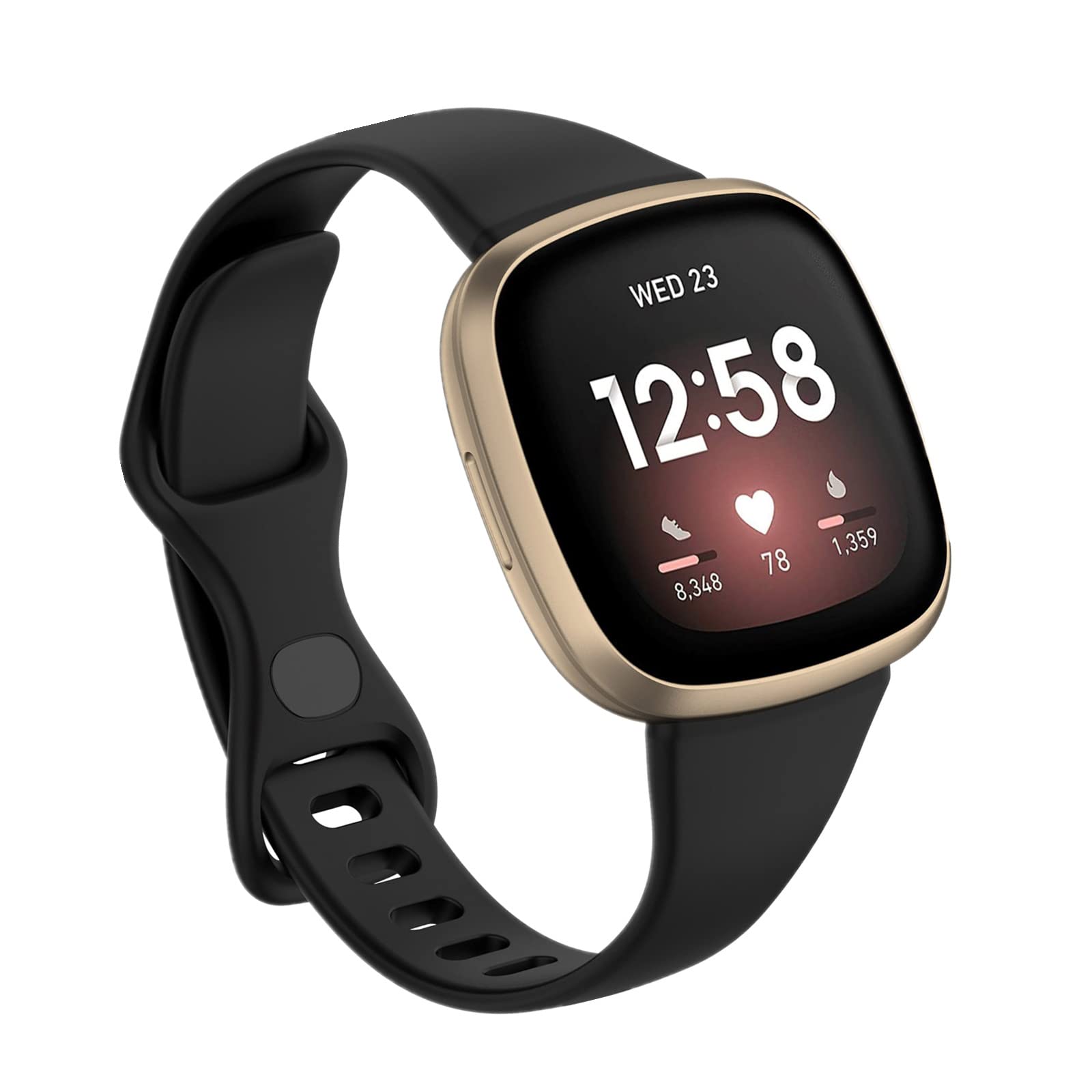 【楽天市場】LICHIFIT fitbit versa4/versa3/sense2/sense用バンド ベルト 細い帯 替えバンド TPU製 ...