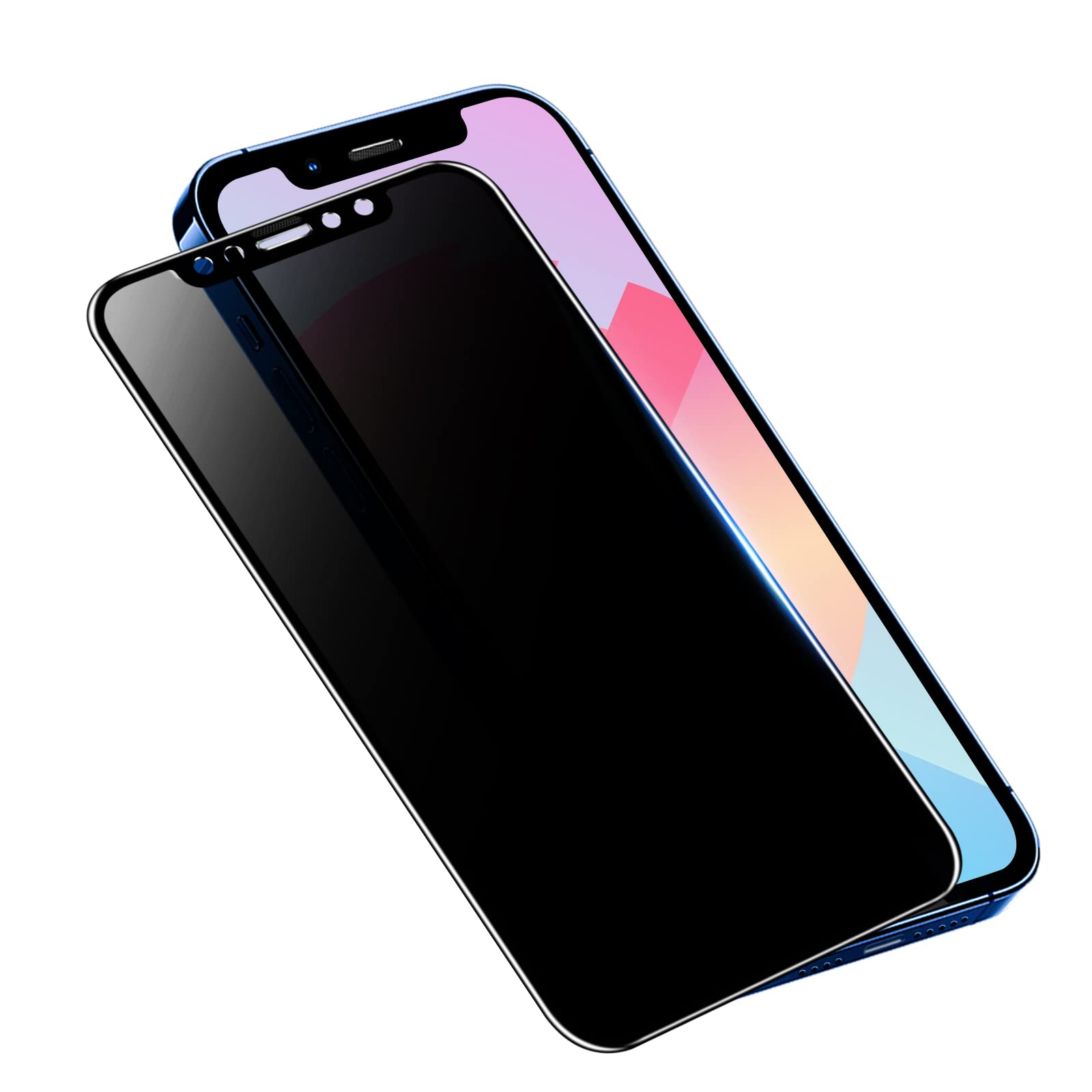 【楽天市場】【360°プライバシー保護】iphone12 ガラスフィルム 360度全方向覗き見防止 iphone12pro フィルム 360°全方位のぞき見防止 あいふぉん12プロ ガラス ...