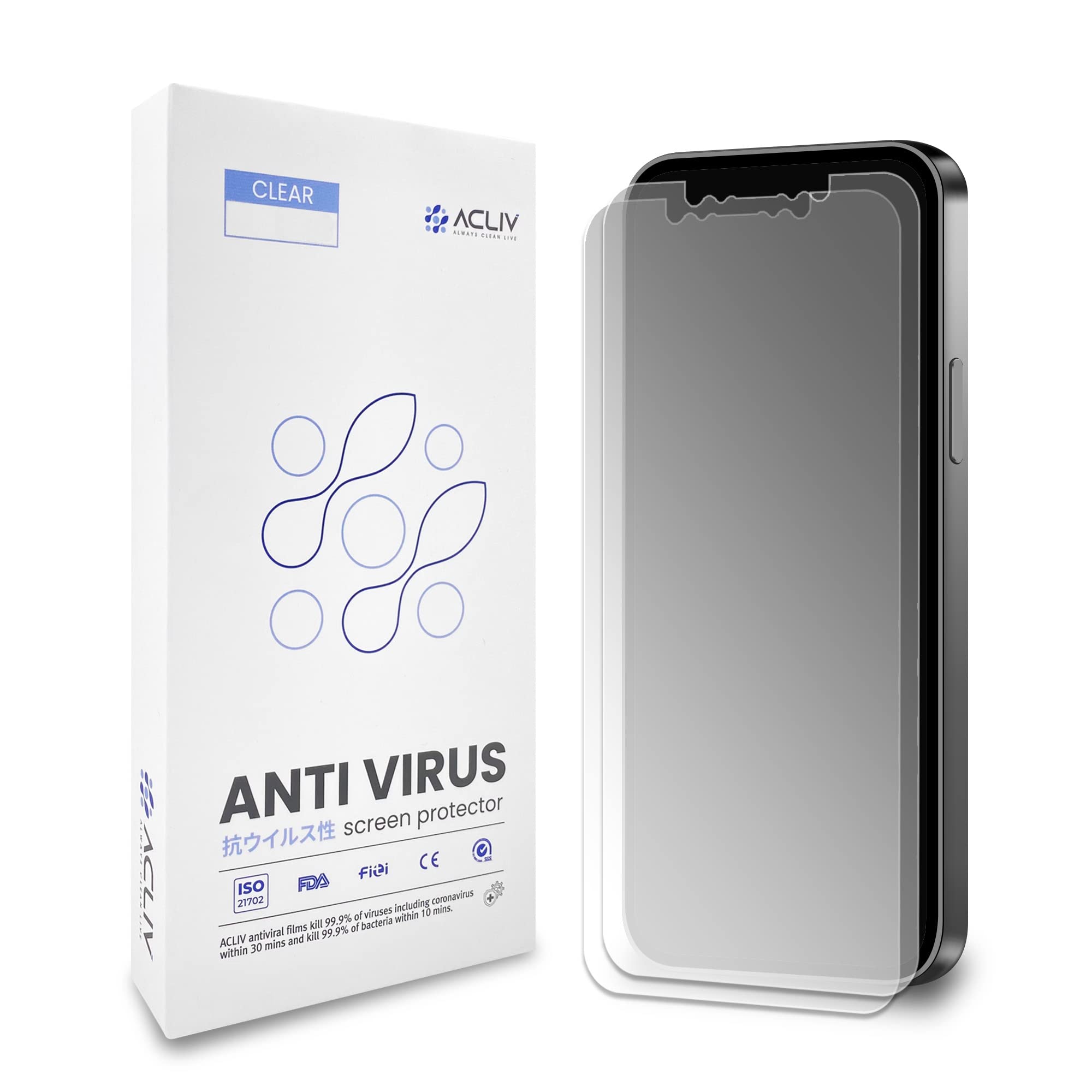 【楽天市場】ACLIV iPhone 抗菌 抗ウイルス 液晶保護フィルム ISO 21702 CE FDA SGS RoHS 認証 携帯電話 ...
