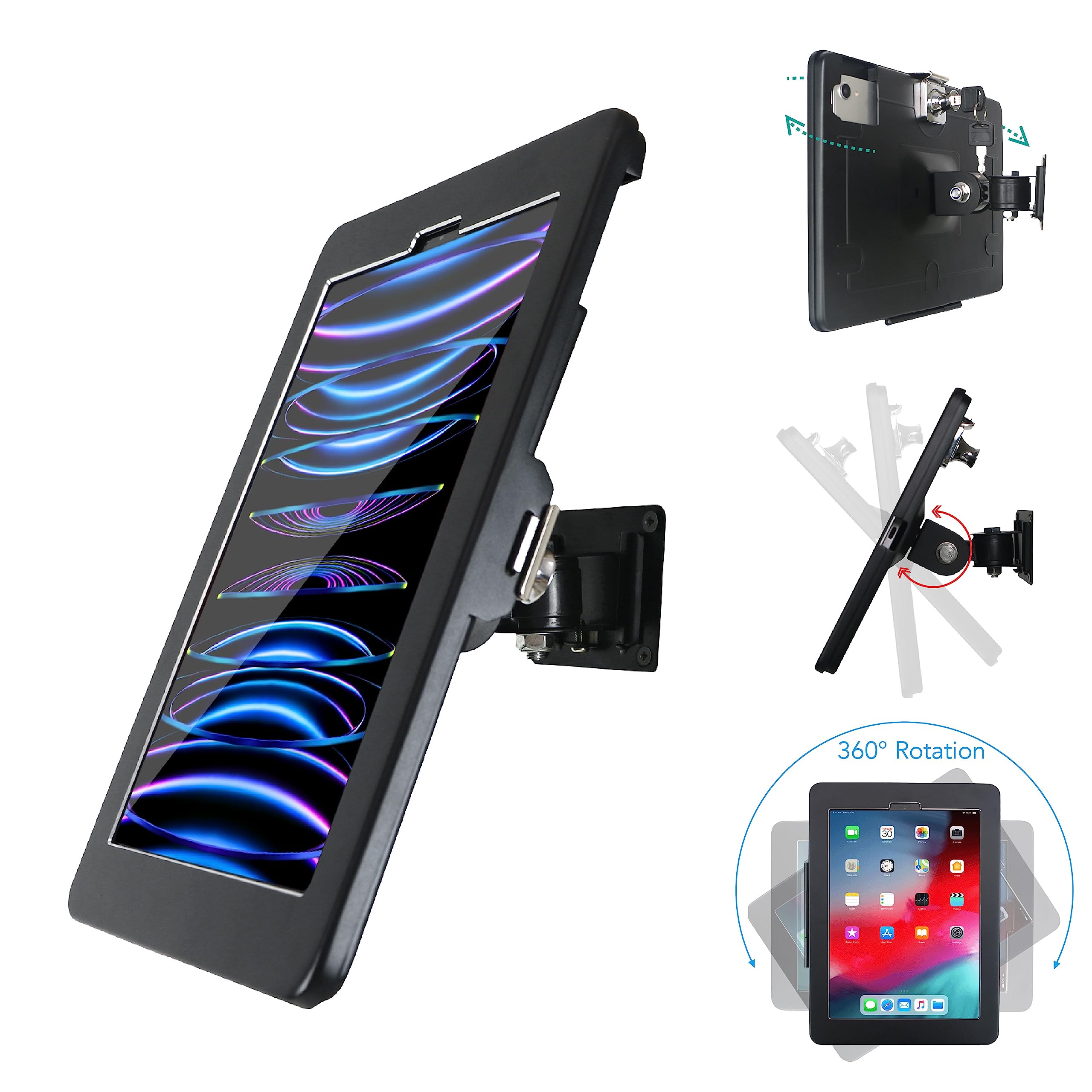 【楽天市場】WeSTRUGGLE 壁取り付けブラケット 11インチ iPad Pro (2018-2022) & 10.9インチ iPad Air 4th(2020)、5th(2022)、11 ...