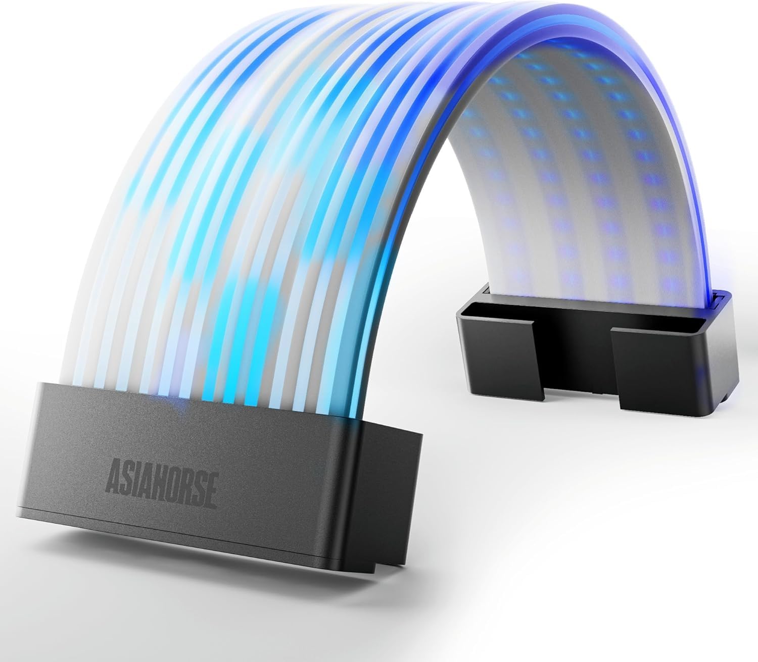 【楽天市場】AsiaHorse スリーブケーブル用 ARGB LEDライトストリップ カバーキット 24ピン 20.5 CM ARGB 5V 3ピン 108 LEDランプビーズ 超長 ...