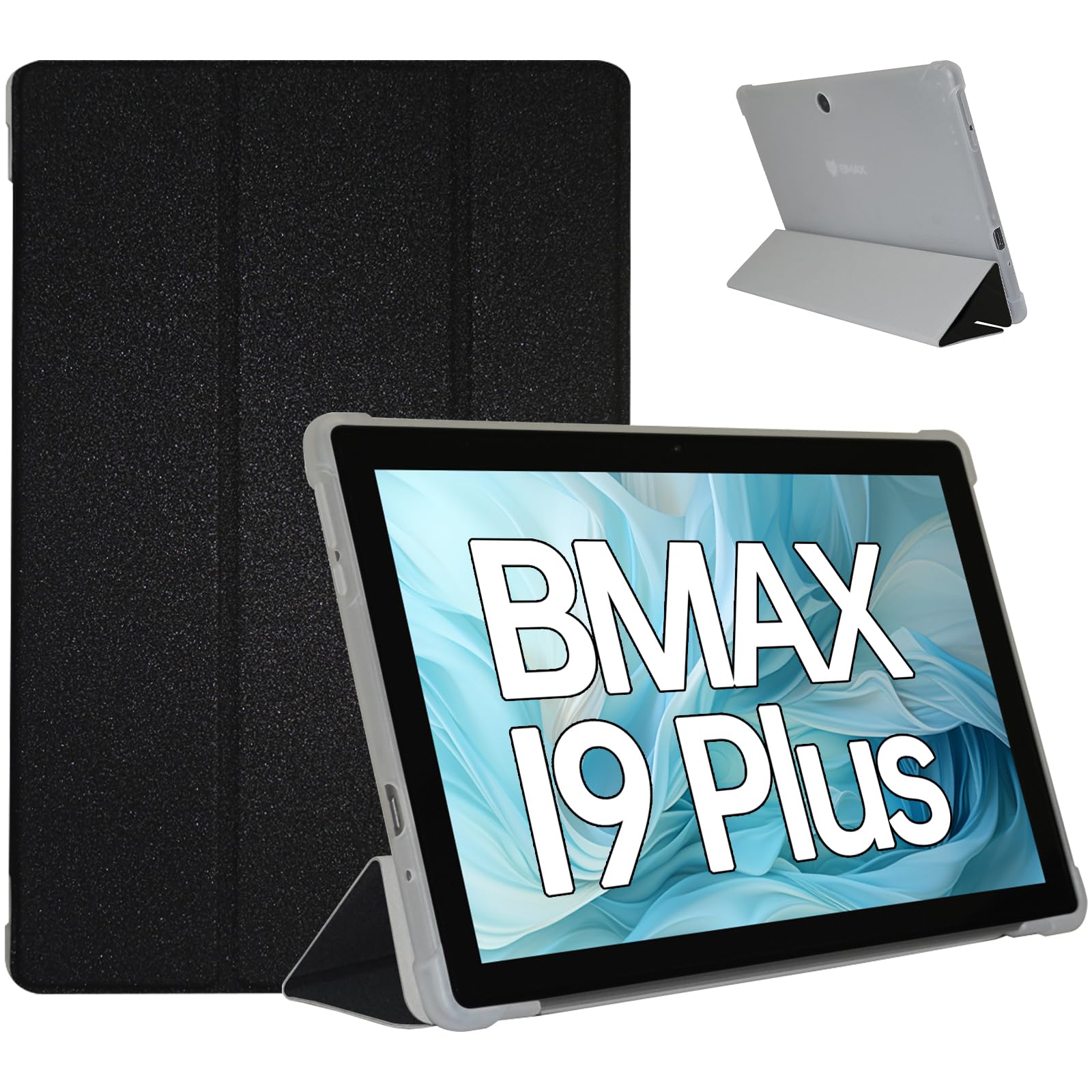 【楽天市場】BMAX i9 plus ケース 、 i9 plus 用保護ケース 三つ折 薄型 立位機能を備えたタブレットケース 黒：T.M.Bストア