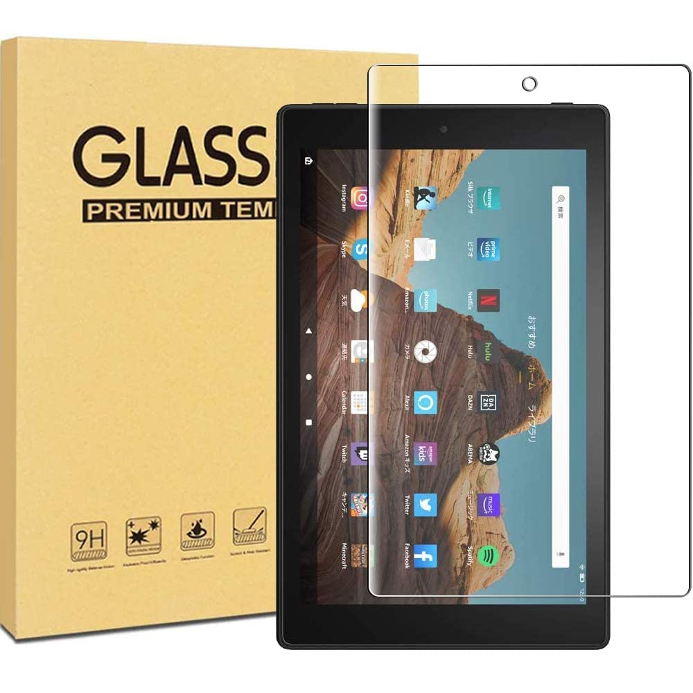 【楽天市場】TRkin FOR Fire HD 10 2017 専用強化ガラスフィルム 対応 Fire HD 10 2017 専用液晶保護 ...