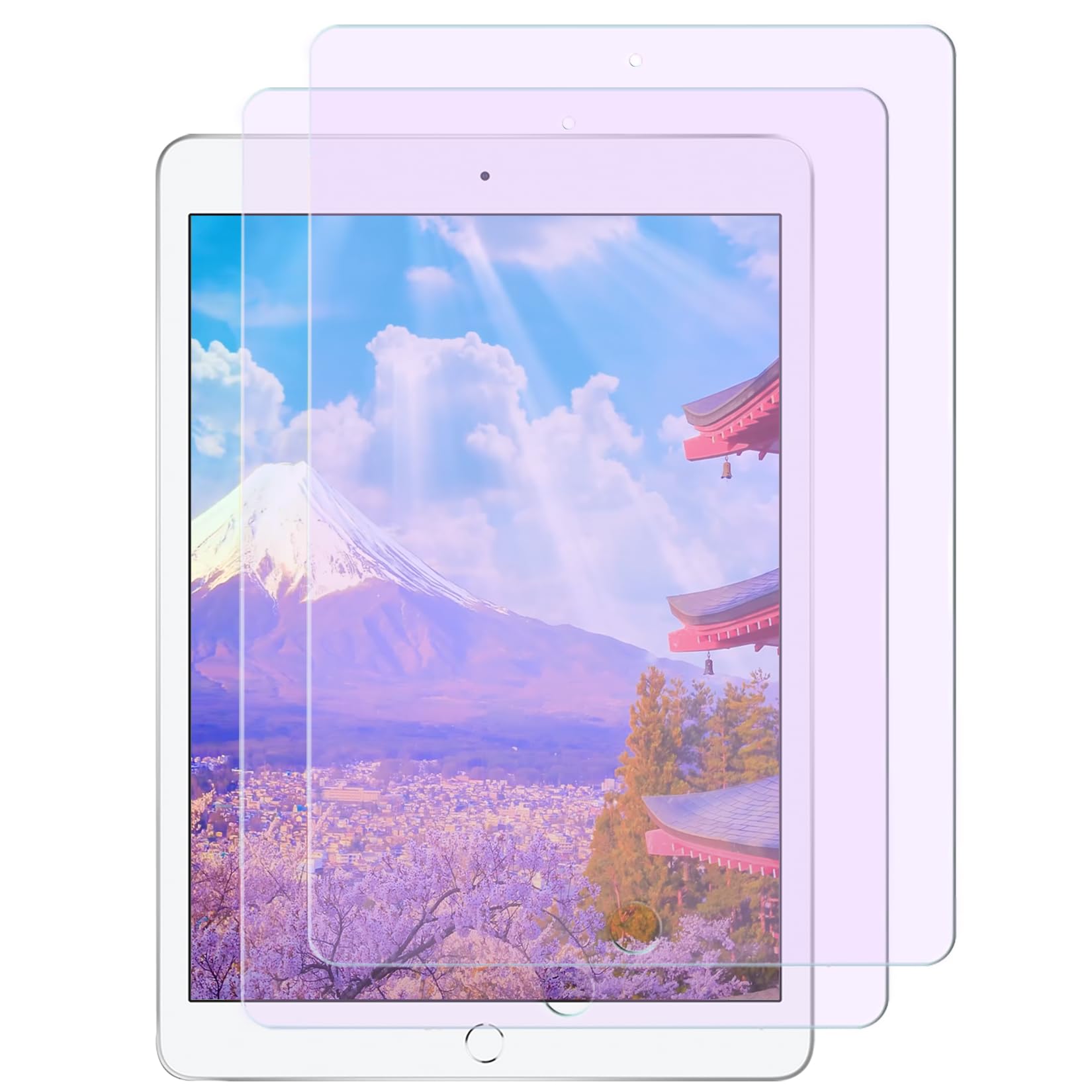 【楽天市場】【2枚セット】iPad Air3 2019 / iPad Pro 10.5 用 強化 ガラスフィルム ブルーライトカット 目に優しい 目の疲れ軽減 硬度9H 2.5Dラウンドエッジ ...