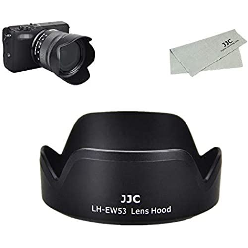【楽天市場】JJC EW-53 可逆式 レンズフード 花形 Canon EF-M 15-45mm F3.5-6.3 IS STM レンズ 用 Kiss M2 Kiss M EOS M200 ...