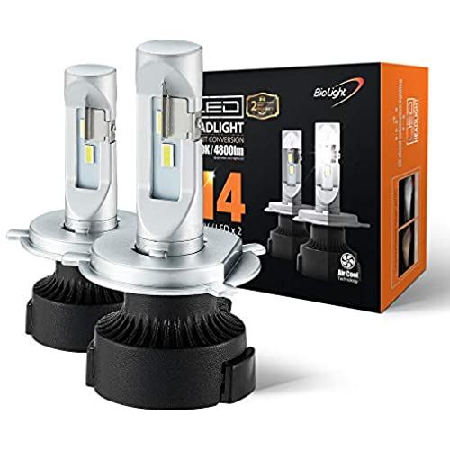 【楽天市場】Biolight KM バイオライト H4 LEDヘッドライトバルブ 6000K - 高輝度・高効率バルブ -（ロービーム ...