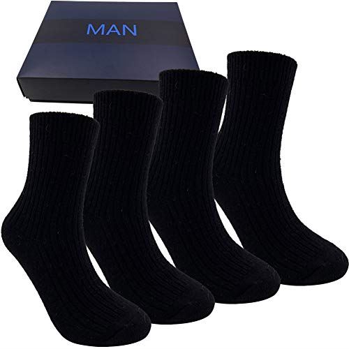 【楽天市場】Yosang「4足セット」メンズソックス ウール靴下 防寒 紳士 冬 厚手 あったか ビジネス ウールと兎毛混紡 登山用 冷え取り ...